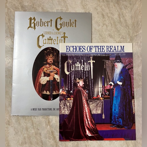 Other | Vintage 1993 Robert Goulet In Camelot Broadway Theater ...